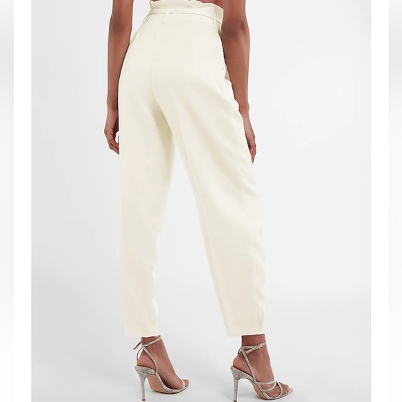 Express | Pants & Jumpsuits | New Express Linen Blended High Rise Ankle ...